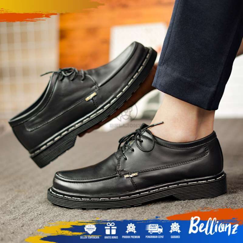 Promo Blz X Oslo - Sepatu Docmart Pria Formal - Pantofel Pansus Kulit ...