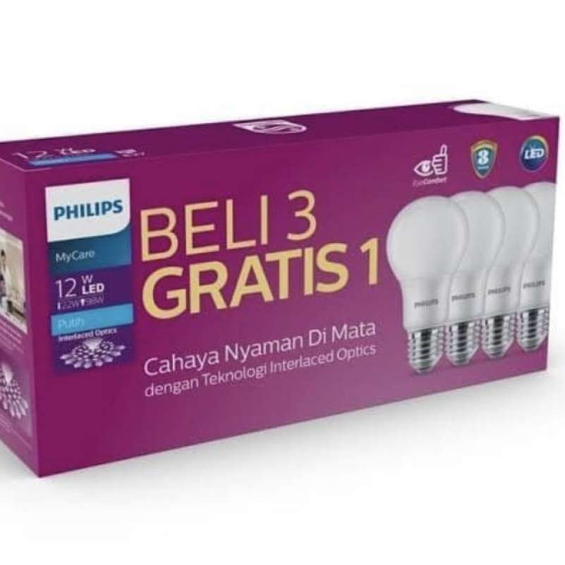 Promo Lampu Philips Led (multi Pack) Bulb 12w-98w E27 6500k- My Care ... Promo Lampu Philips Led (multi Pack) Bulb 12w-98w E27 6500k- My Care ...