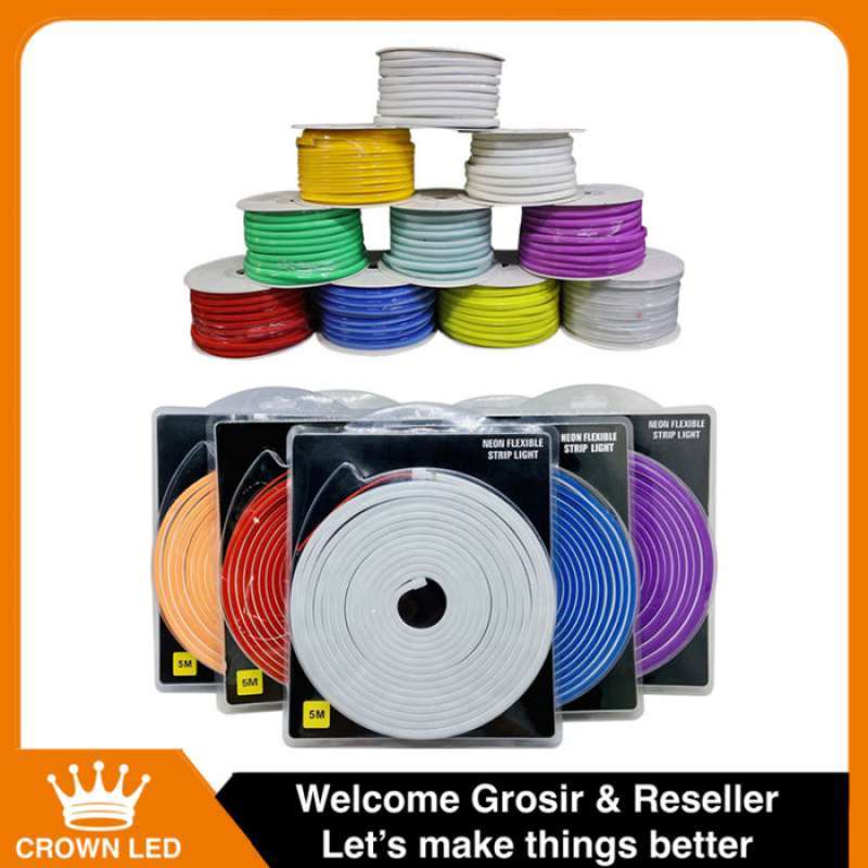 Promo Lampu Neon Flex Led Selang 50m 50 Meter 220v Neon Flexible Neon ...