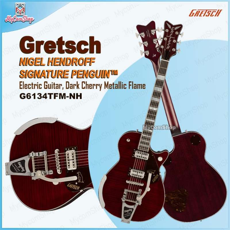 Jual Gretsch G6134tfm-nh Nigel Hendroff Signature Penguin Electric ...