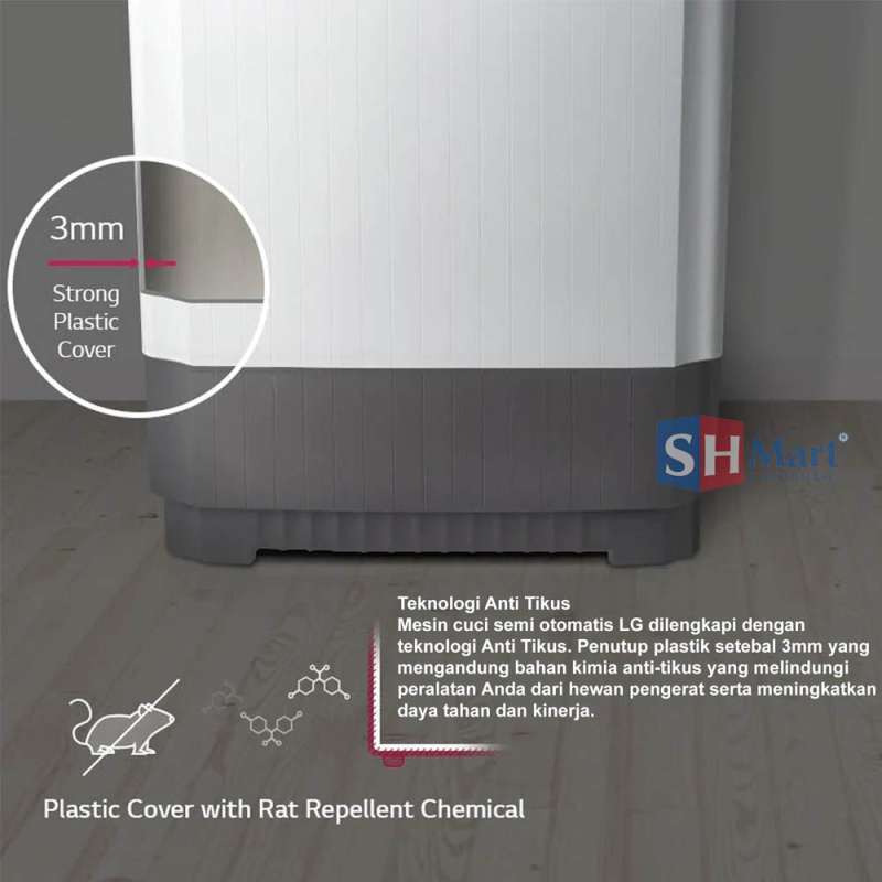 Jual Mesin Cuci 2 Tabung Lg 10 Kg P1000rtm / 14 Kg P1400rtm / 15 Kg ...