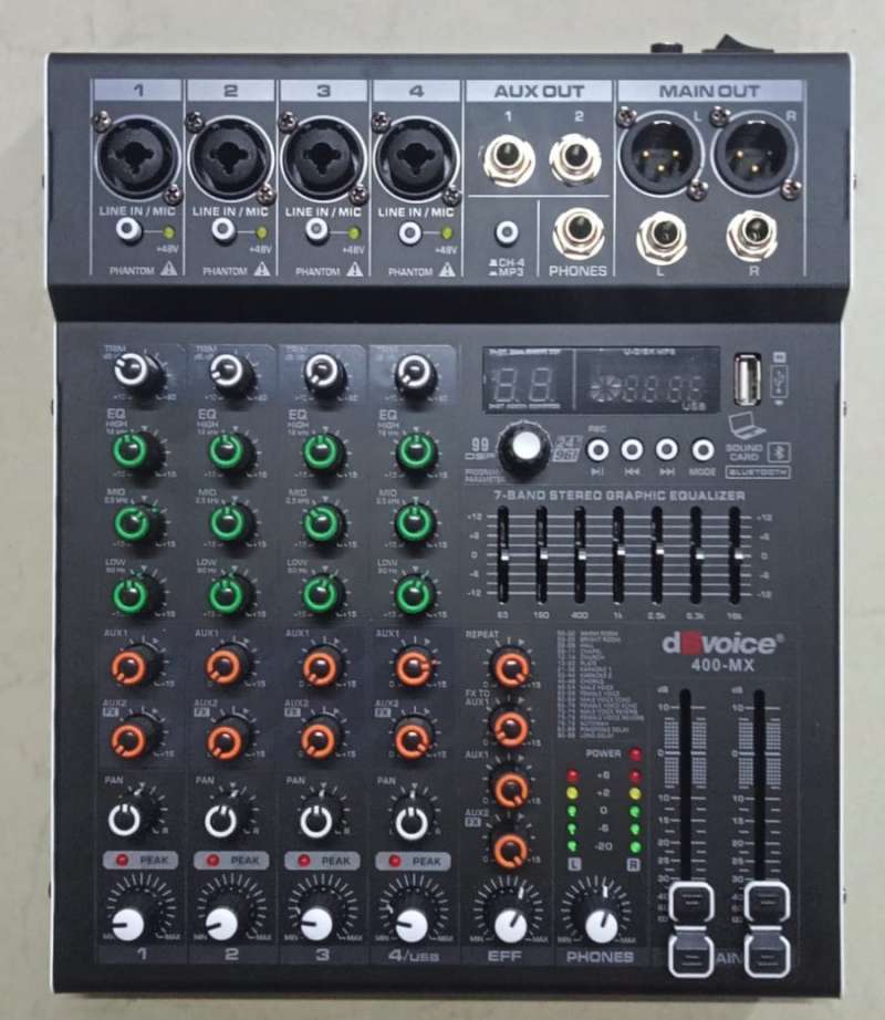 Jual Mixer Db Voice 400 Mx Original 4 Channel Dbvoice 400mx Di Seller ...