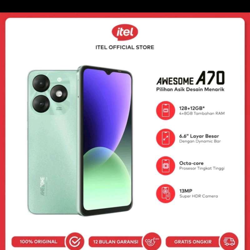 Jual Itel A70 4/64gb - 13mp Super Hdr Cam - 5000mah - Octa Core Di ...