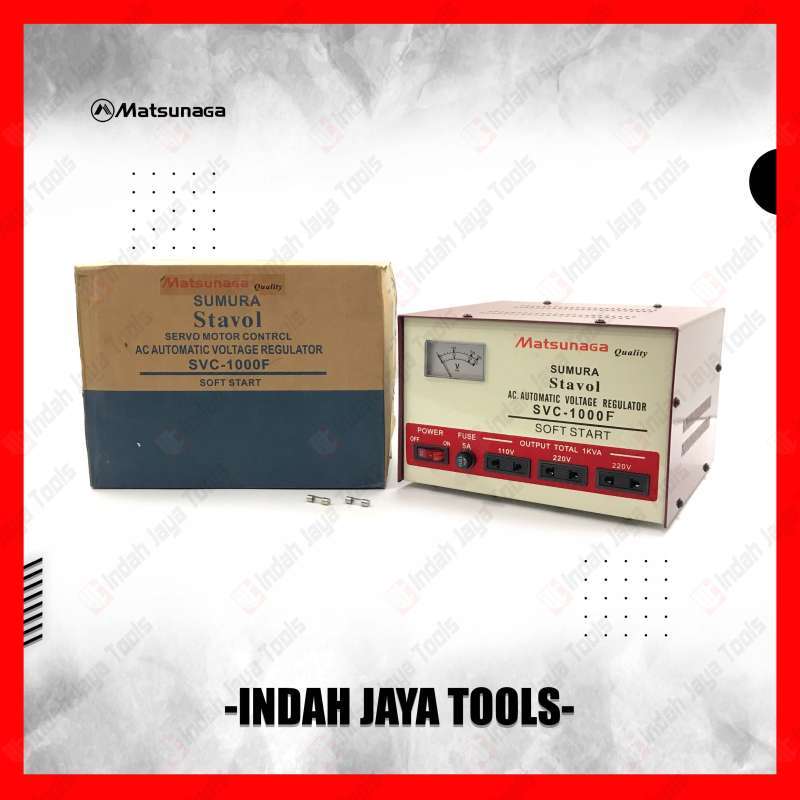 Jual Matsunaga Svc-1000f Stabilizer 1000 Watt - Stavol Ac Automatic ...