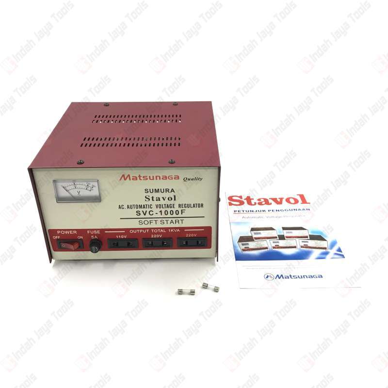 Jual Matsunaga Svc-1000f Stabilizer 1000 Watt - Stavol Ac Automatic ...