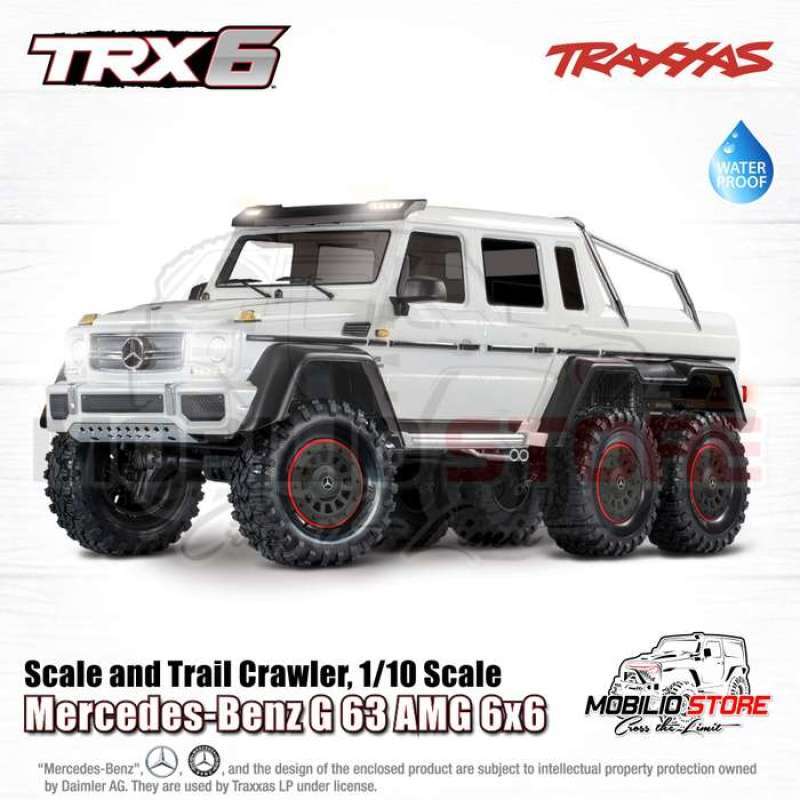 Promo Traxxas Trx 6 Mercedes-benz G 63 Amg 6x6 Rtr Rc Car Crawler Scale ...