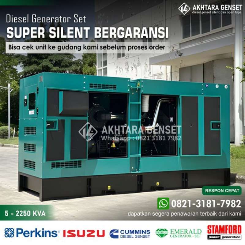 Jual Genset Silent Surabaya 40 Kva Merk Cummins Perkins Isuzu Emerald Genset Silent Di Seller ...