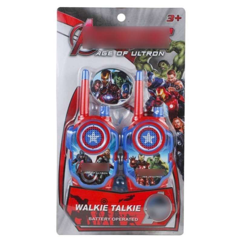 Jual Mainan Anak Ht Handy Talkie Walkie Talkie Super Hero 2 Pcs Di ...
