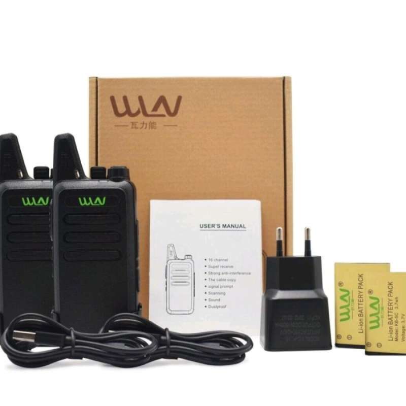 Jual Ht Wln Kd-c1 2in1 Walkie Talkie Ht Two Way Uhf Radio Long Range Di ...