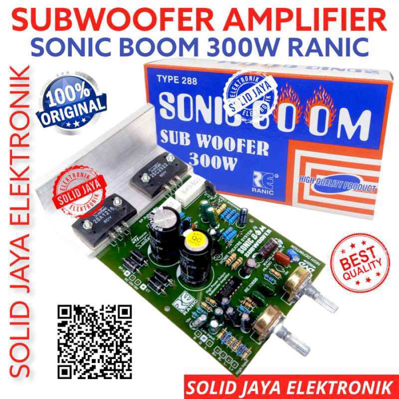 Jual Kit Power Subwoofer Sonic Boom 300w Sub 300 Watt W Plus Psu Ranic ...