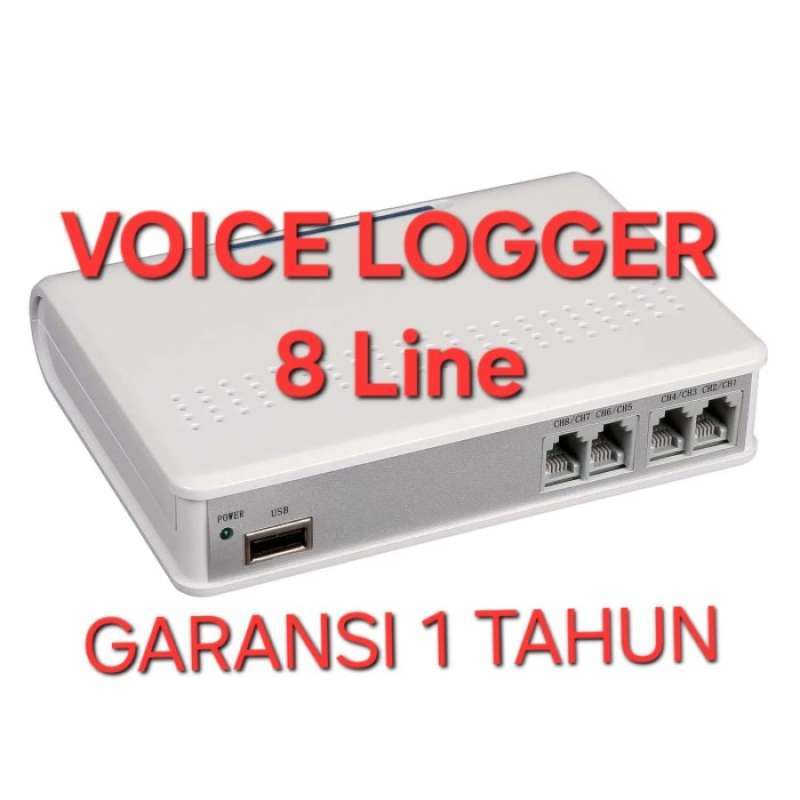 Jual Alat Rekam Perekam Telepon 8 Line Usb Voice Logger Myvoice Pabx 8line Di Seller Noelle ...