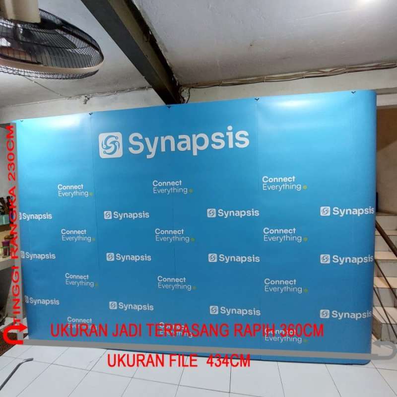 Jual Backwall Portable / Backdrop 3 X 4 Straight Or Curve Khusus Daerah ...