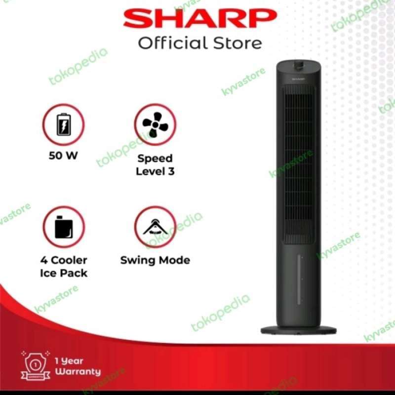 Promo Air Cooler Sharp Tower Pj-r34ty-b / Tower Air Cooler Sharp Diskon ...