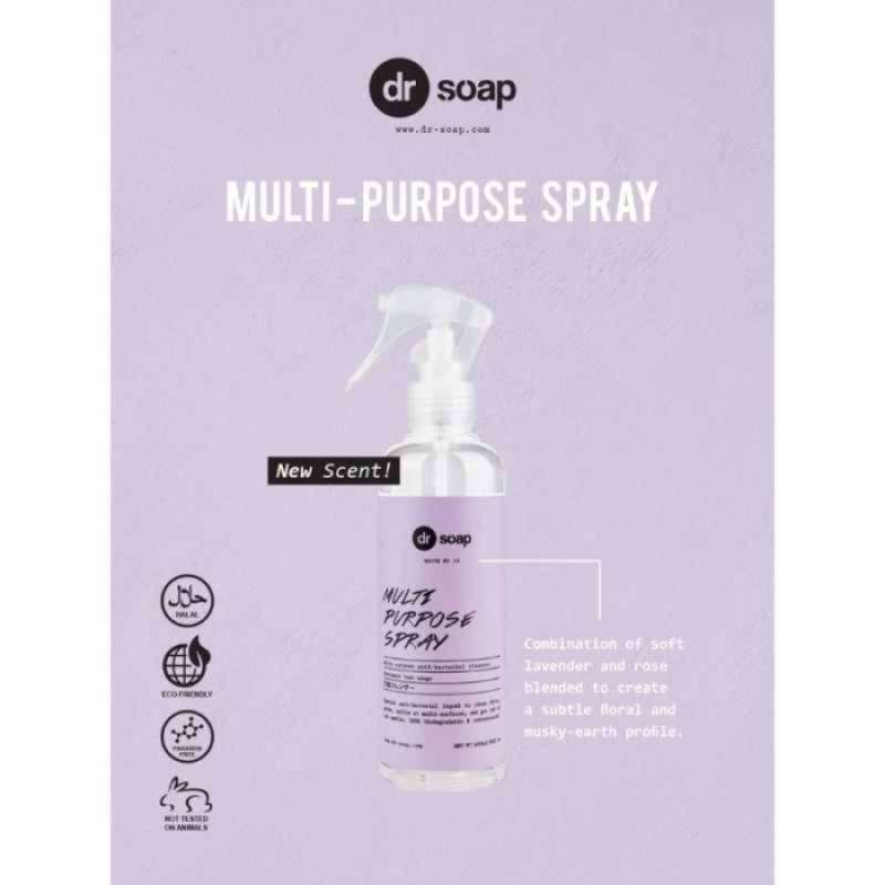 Promo Dr Soap Multi Purpose Spray Mauve Refill 1 Liter Diskon 23% Di ...