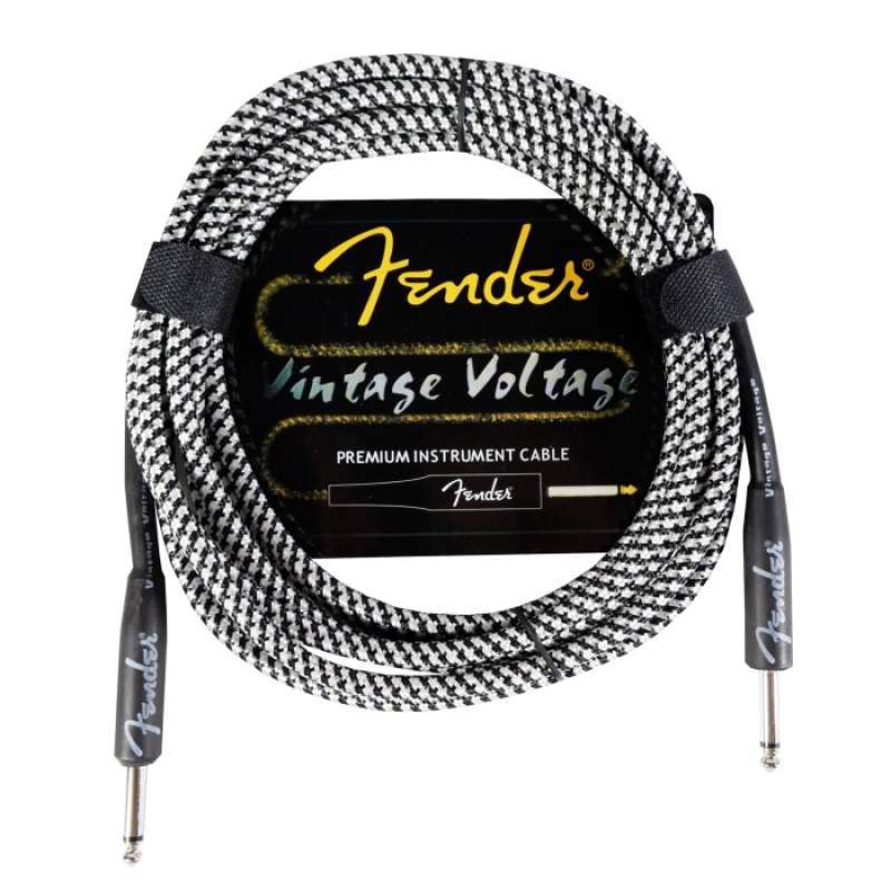 Promo Kabel Jack Fender 6 Meter Vintage Voltage White Kabel Gitar Dan ...