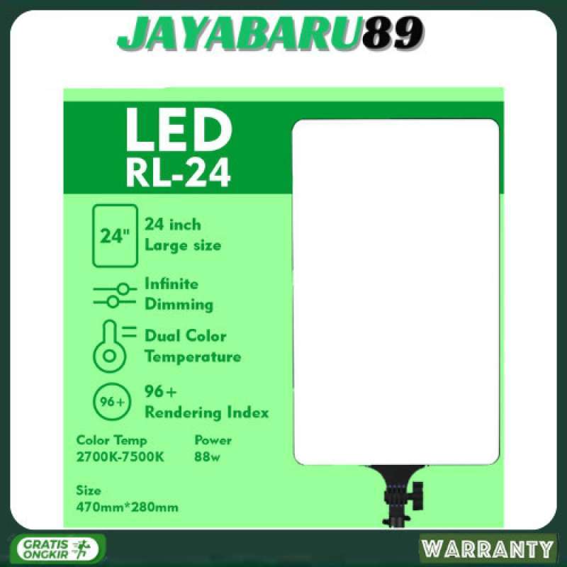 Jual Lampu Led Rl-11/rl-19/rl-24/rl-150 Persegi Lighting Studio - Rl-11 + Stand Di Seller Noelle ...