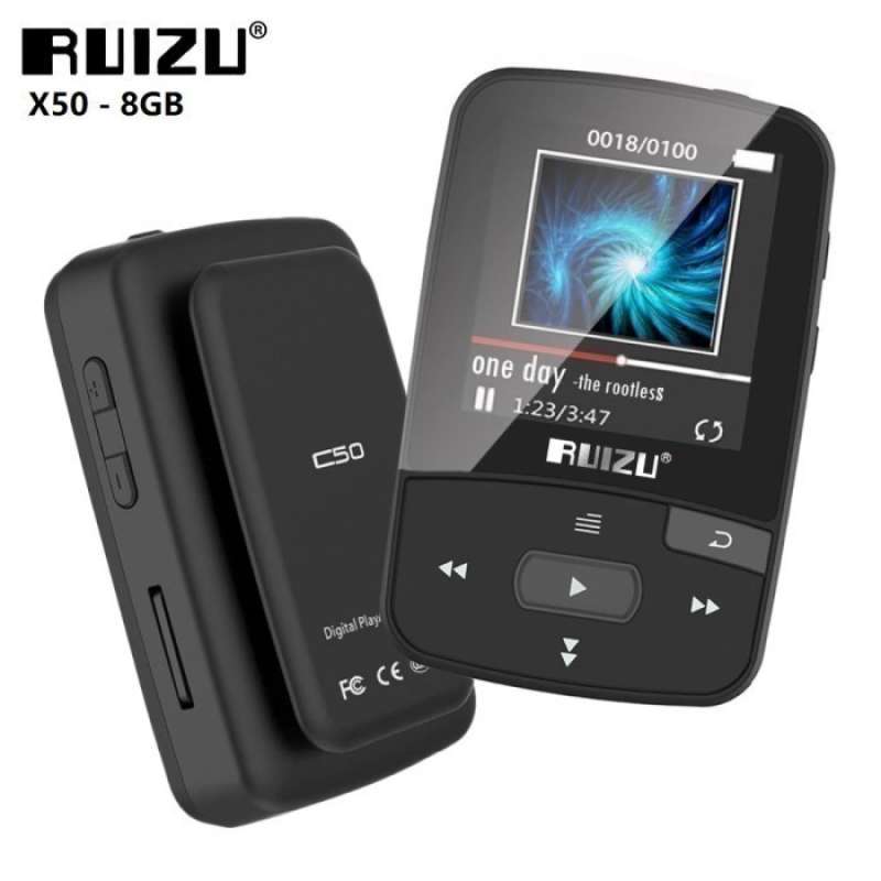 Jual Ruizu X50 8gb Aesthetic - Mp3 Player Hd Music Lossless - Clip ...