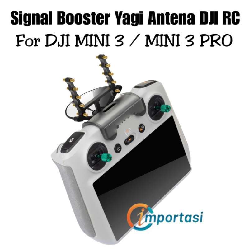 Jual Signal Booster Yagi Antena Range Extender Remote Dji Rc Mini 3 / 3 ...