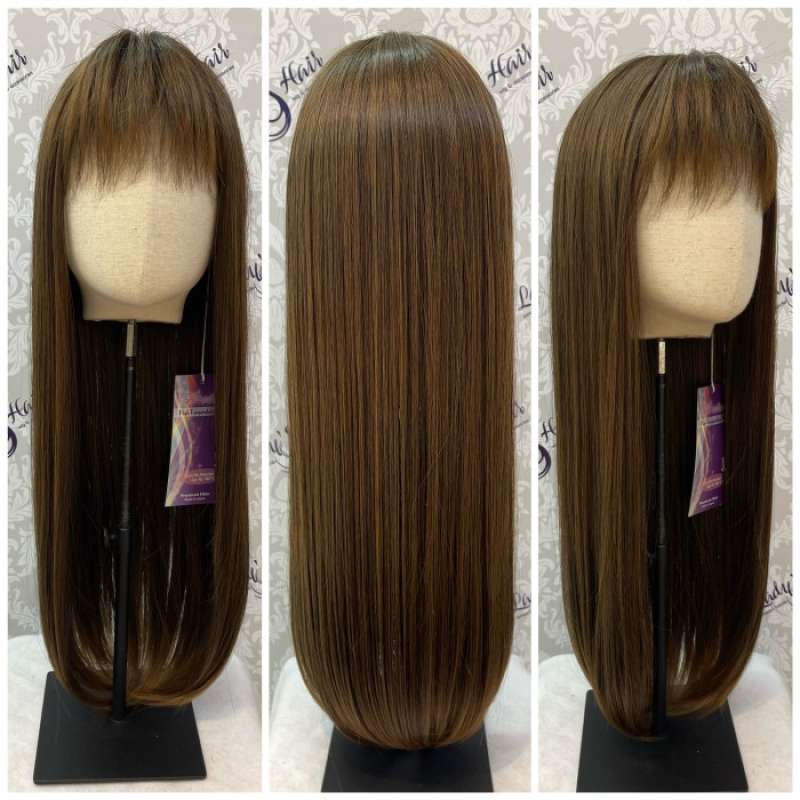 Promo Rambut Palsu Bahan Fiber Wig Wanita Panjang A19 Pmenya Diskon 33% ...