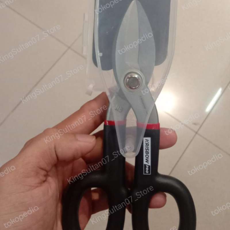Jual Krisbow Gunting Potong Plat Baja/tang Potong Straight Pattern Snip ...