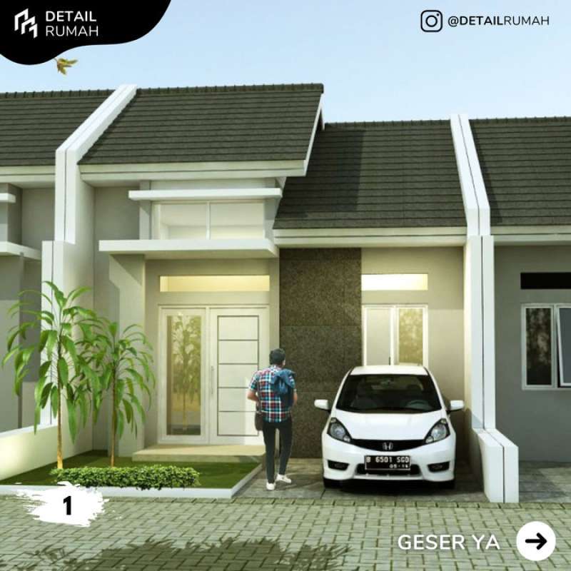 Jual Desain Rumah Minimalis Type 36 / 72 Z004, Di Lengkapi Gambar Kerja ...