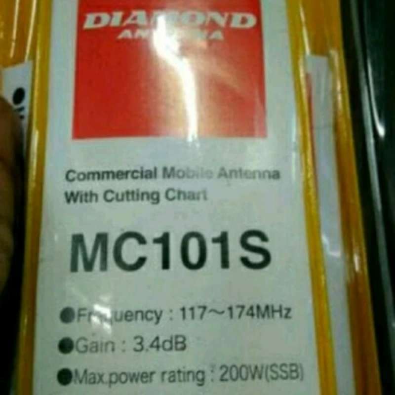 Promo Dijual Diamond Mc 101s Antena Mobil Vhf 0ri 3.4db 200w Mc101s Band Diskon 23% Di Seller ...