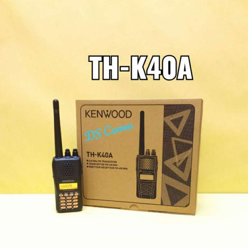 Promo Kenwood Th-k40a Ht Uhf 400-470mhz New Thk40a Thk-40a Thk40 Thk-40 Diskon 23% Di Seller ...