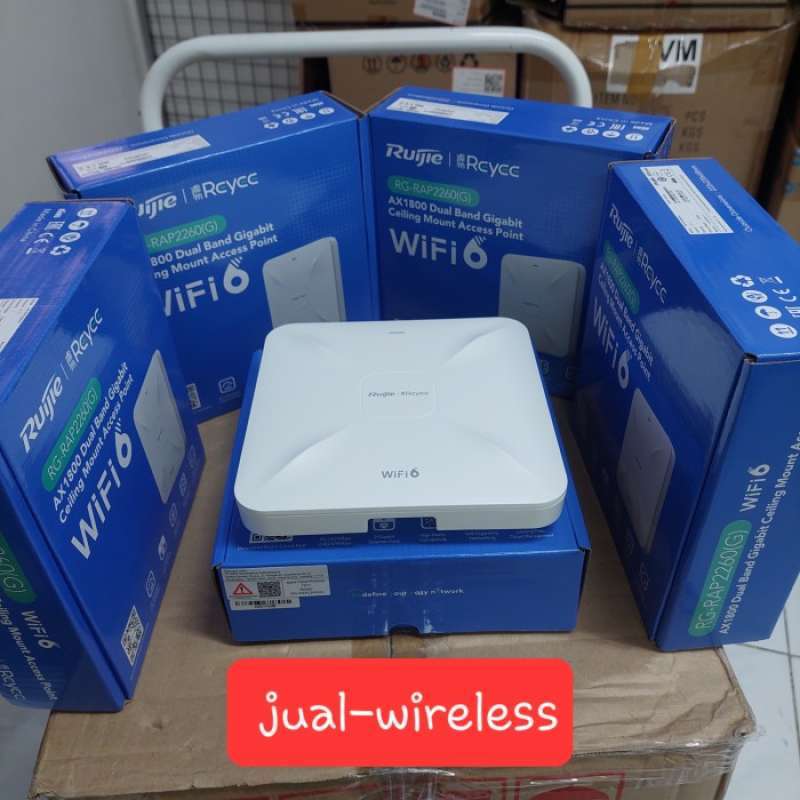 Promo Ruijie Rg-rap 2260(g) Ax 1800 Diskon 23% Di Seller Sentramoco Store - Cengkareng Barat ...