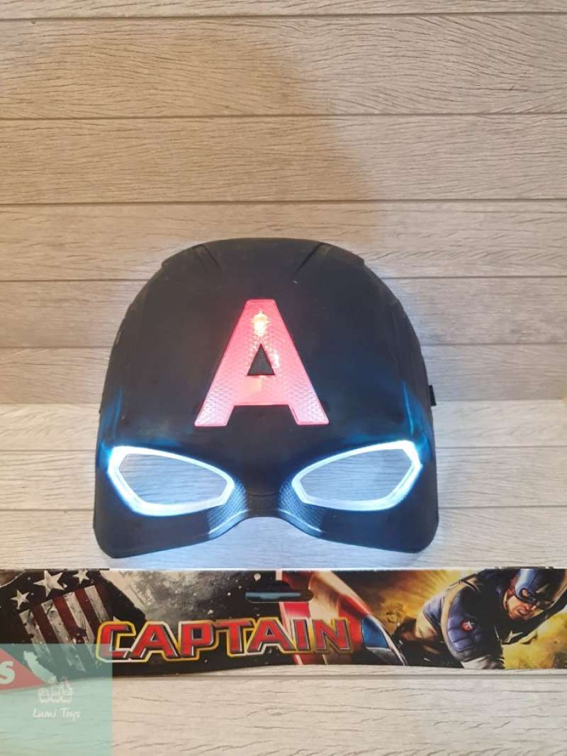Promo Mainan Cosplay Anak Topeng Captain America Avengers Mask With ...