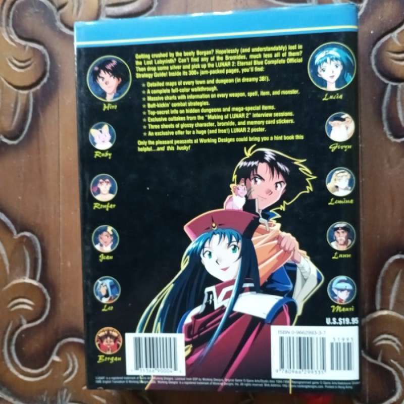 Jual Buku Panduan Game Lunar 2 Eternal Blue Complete Playstation Guide ...