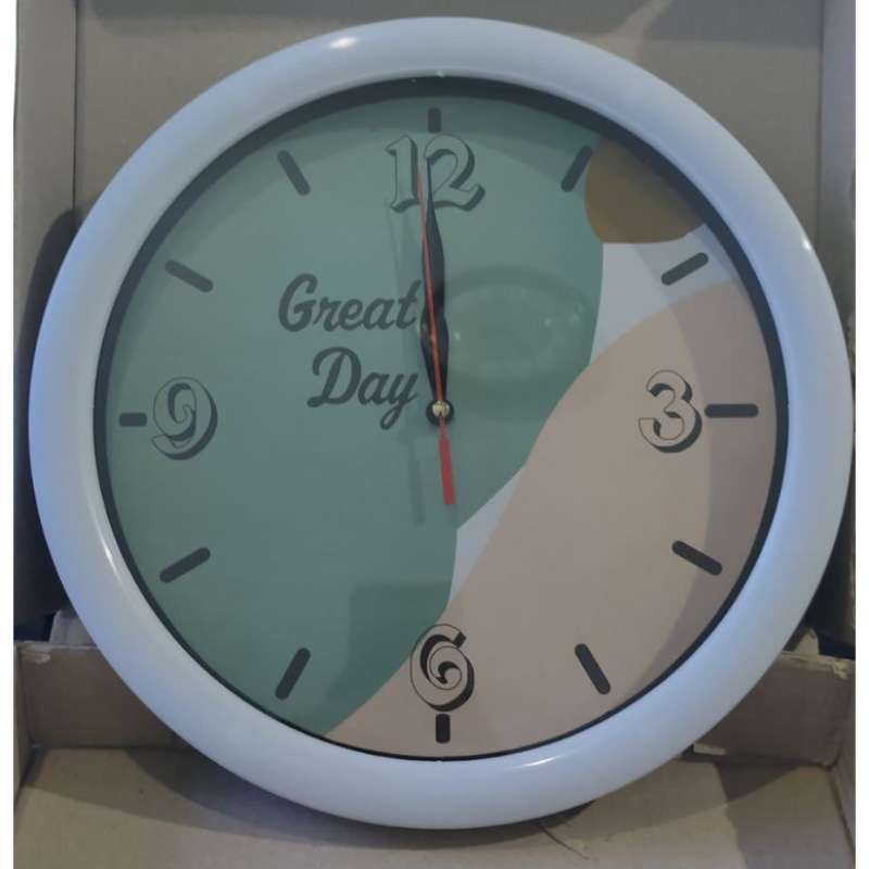 Jual Jam Dinding Bulat Karakter Motif Dimaeter 28cm Di Seller ...