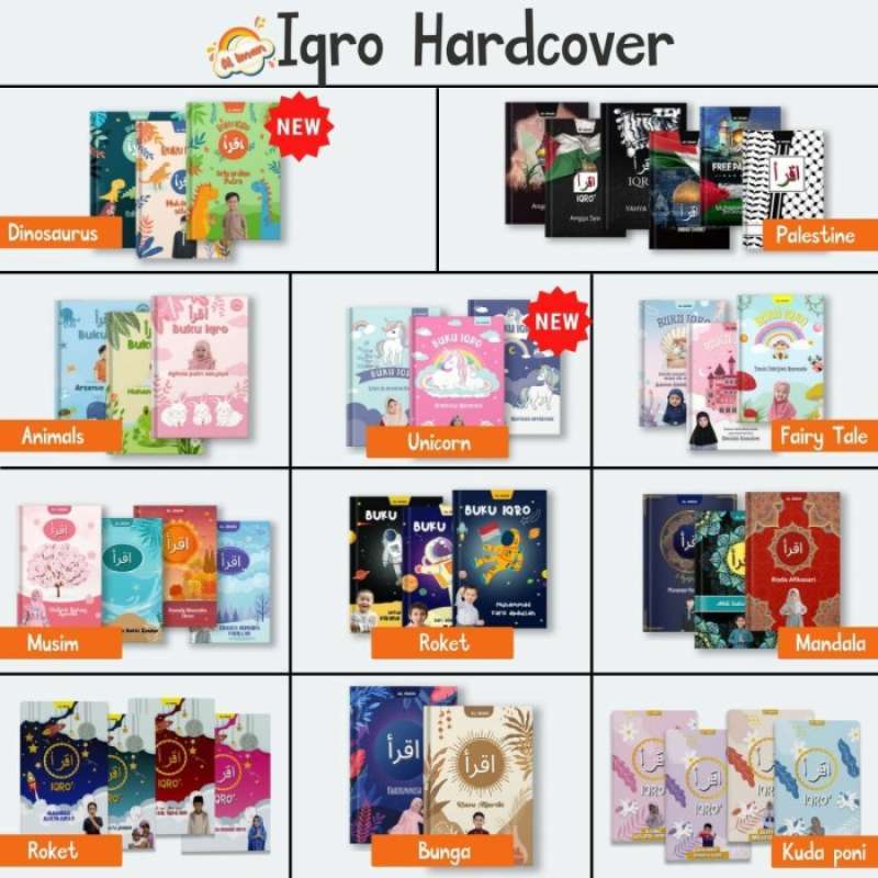 Promo Iqra Al Iman & Asmaul Husna Iqra Al Iman Hard Cover Jilid 1-6 ...