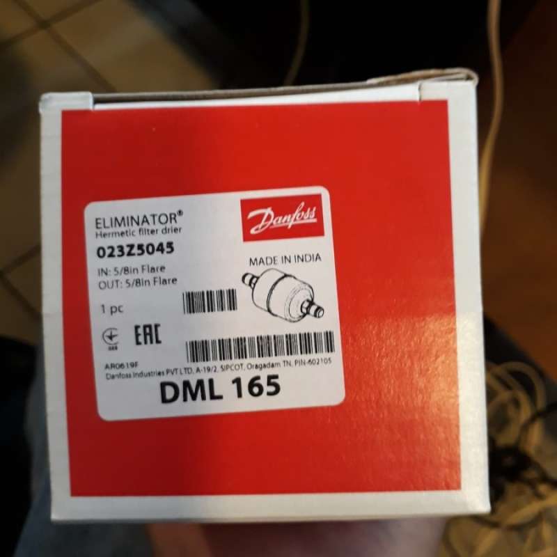 Promo Eliminator Filter Drier Danfoss Dml 165 Diskon 23% Di Seller ...