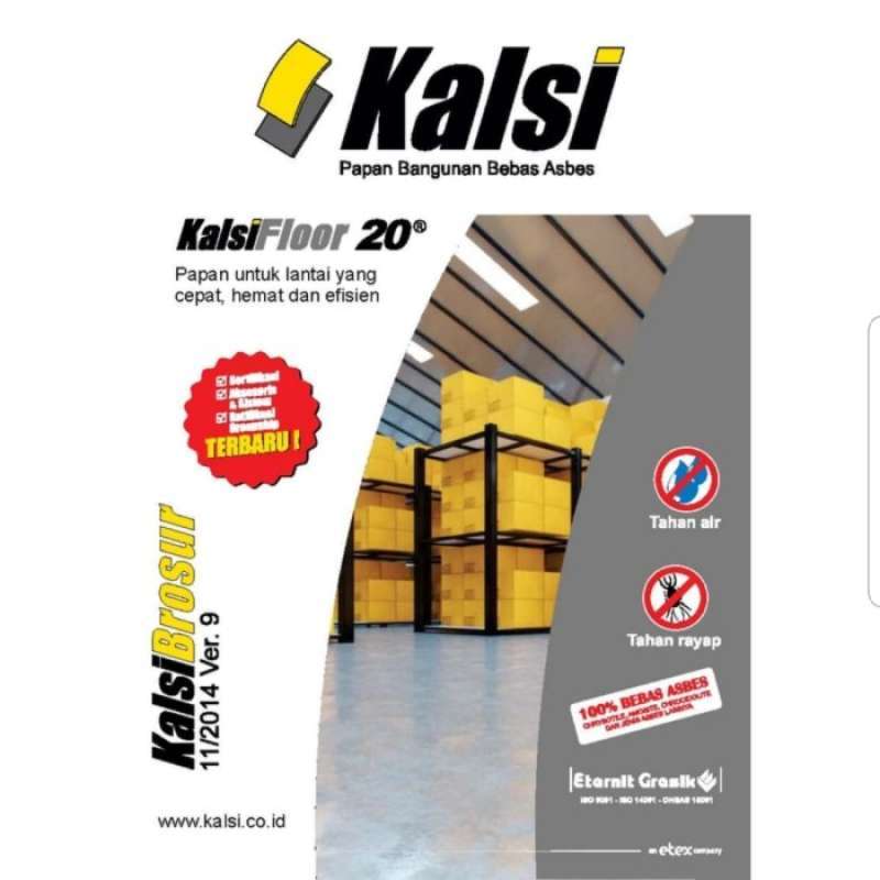 Promo Kalsi Floor 20mm Kalsifloor Papan Fiber Lantai Diskon 23% Di ...