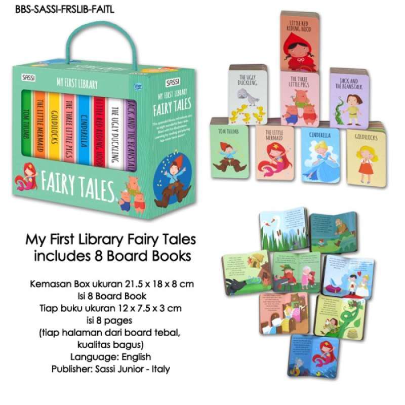 Jual My First Library Fairy Tales Includes 8 Board Books Di Seller ...