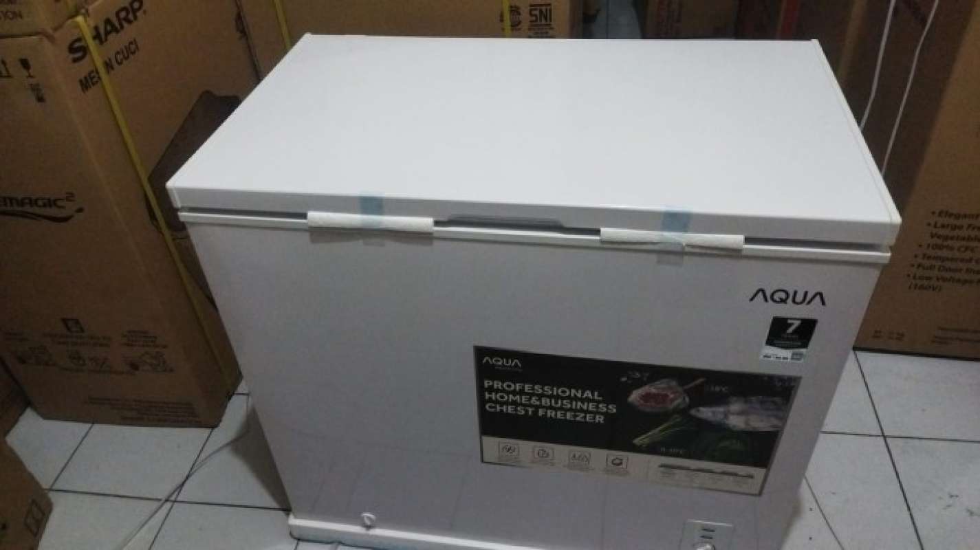Promo Chest Freezer Aqua 200 Liter Aqf-200 Gc Freezer Box Khusus Bogor ...