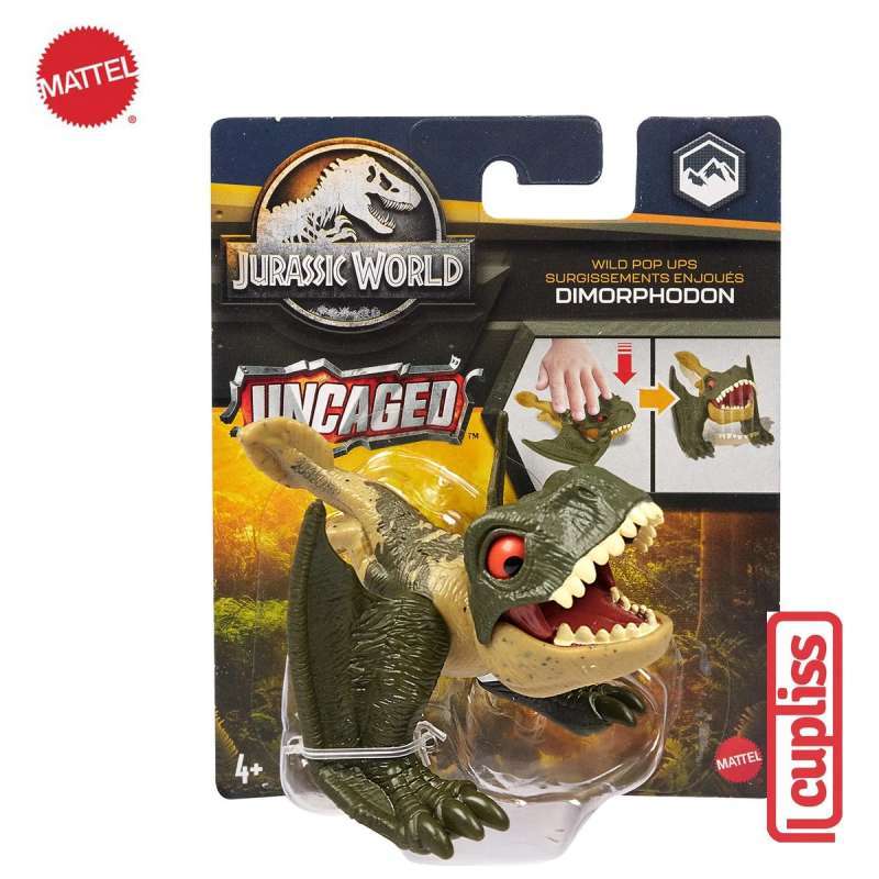 Jual Mattel Jurassic World Hln74 Uncaged Wild Pop Ups Dimorphodon Grey ...
