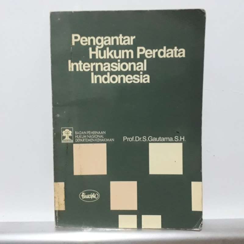 Jual Buku Pengantar Hukum Perdata Internasional Indonesia Di Seller Owl Store - Cengkareng Timur ...