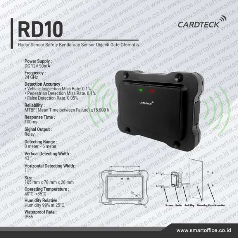 Promo Vehicle Detection Radar Sensor Smart Anti Smash Automatic Closing ...