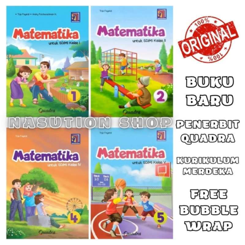 Jual Buku Matematika Kelas 1 2 3 4 5 6 Sd Quadra Kurikulum Merdeka Original - Kelas 4 Sd Di ...