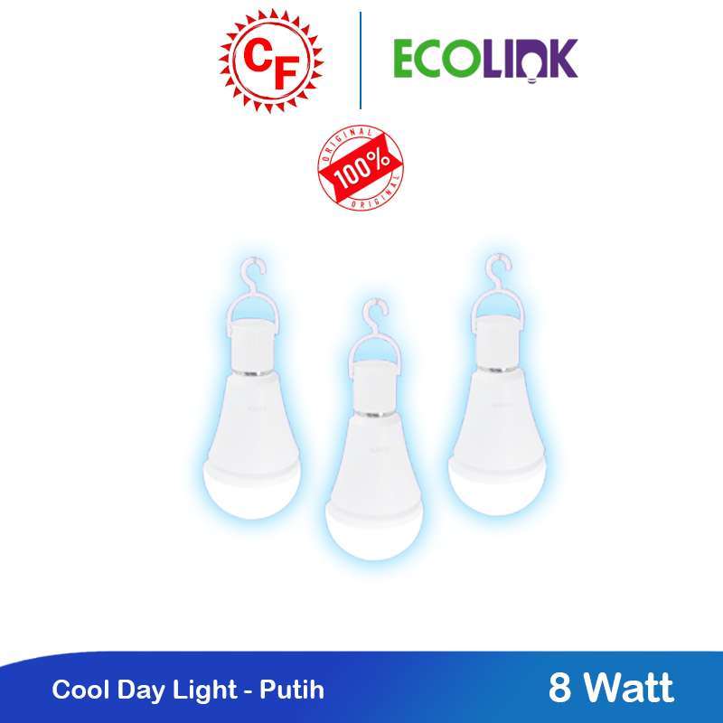 Jual Lampu Led Ecolink Watt Emergency Rechargeable Bulb Putih Di Seller Hemat Bogor Hb