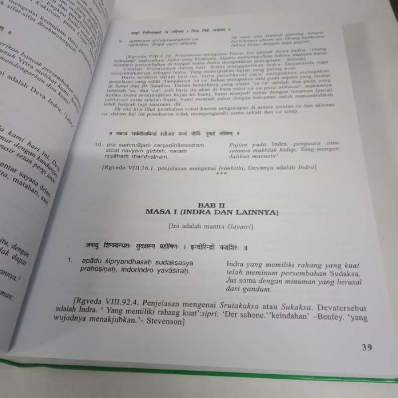 Jual Buku Kitab Sama Weda Samhita Agama Hindu Di Seller Noelle ...