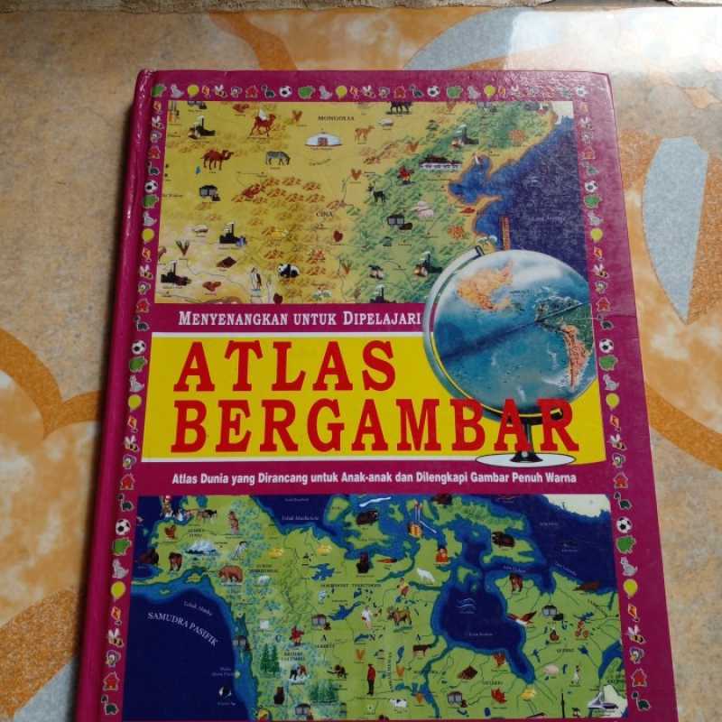 Jual Atlas Bergambar Atlas Dunia Yang Dirancang Untuk Anak Anak H Di ...