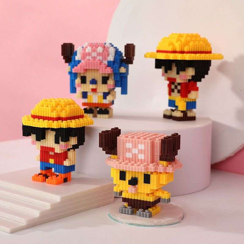 Promo One Piece Luffy Usop Zoro Chopper Micro Block Mikro Blok Mini ...