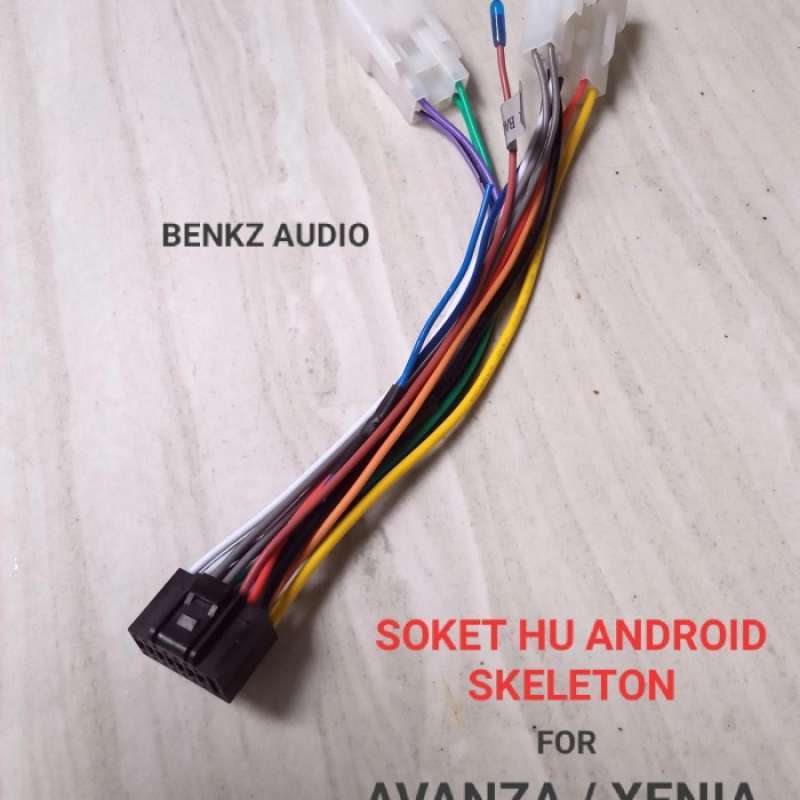 Promo Kabel Soket Headunit Tape Android Skeleton Pnp Di Avanza Dan ...