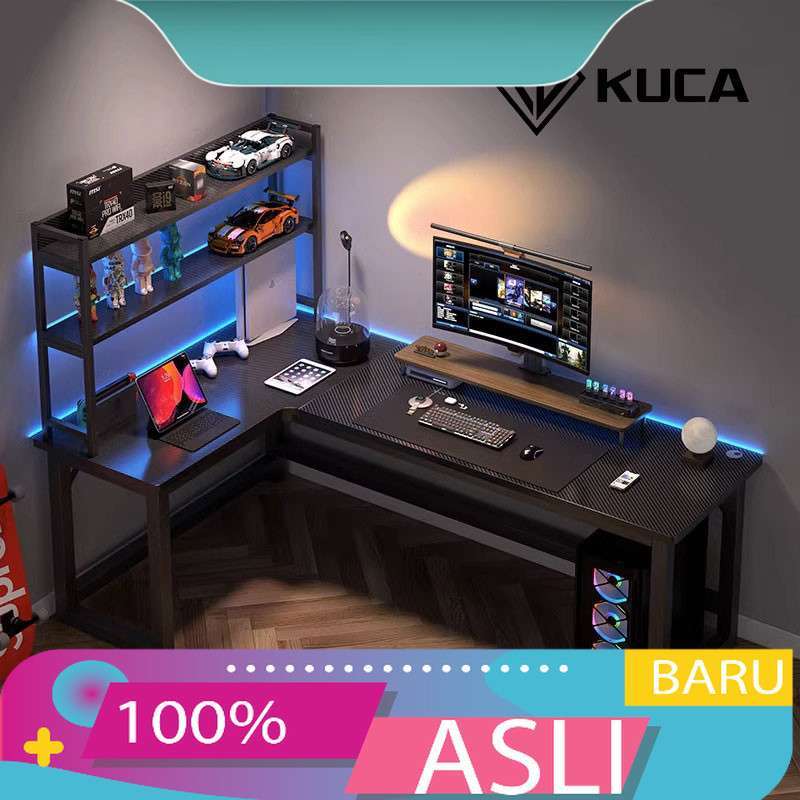 Promo Meja Gaming Karbon Serat Meja Gaming Meja Komputer Diskon 46% Di ...