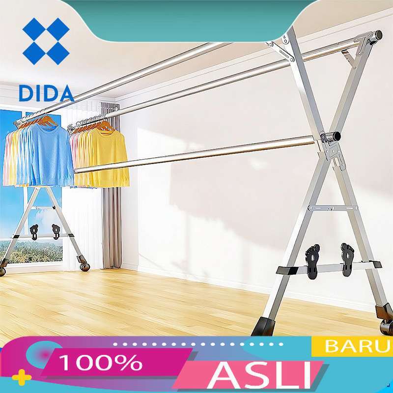 Promo Jemuran Baju Dengan Roda Jemuran Baju Lipat Jemuran Baju ...