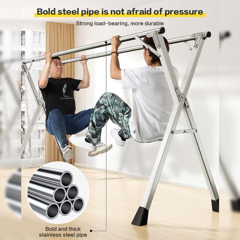 Promo Jemuran Baju Dengan Roda Jemuran Baju Lipat Jemuran Baju ...