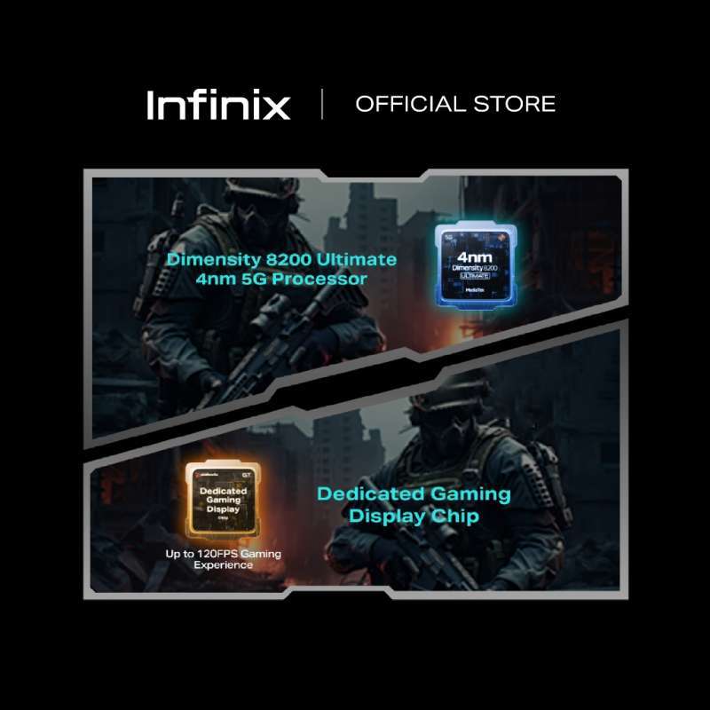 Jual Infinix Gt 20 Pro 5g 12/256gb - Up To 24gb Extended Ram - Dimensity 8200 Ultimate - 6.78 ...