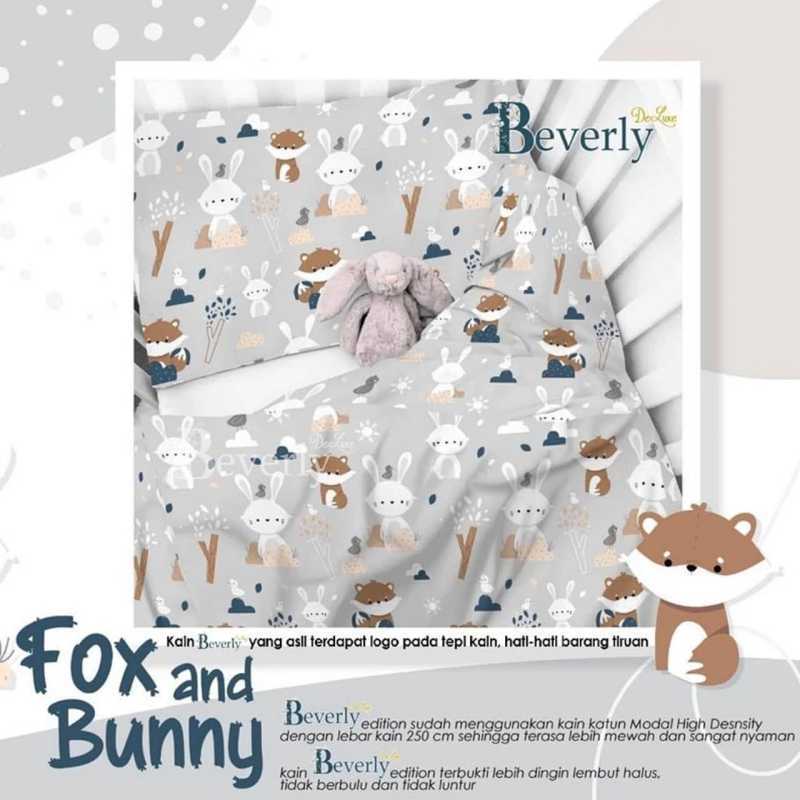 Promo Bedcover Set Katun Fox And Bunny / Bunny Bear / Little Kuro ...